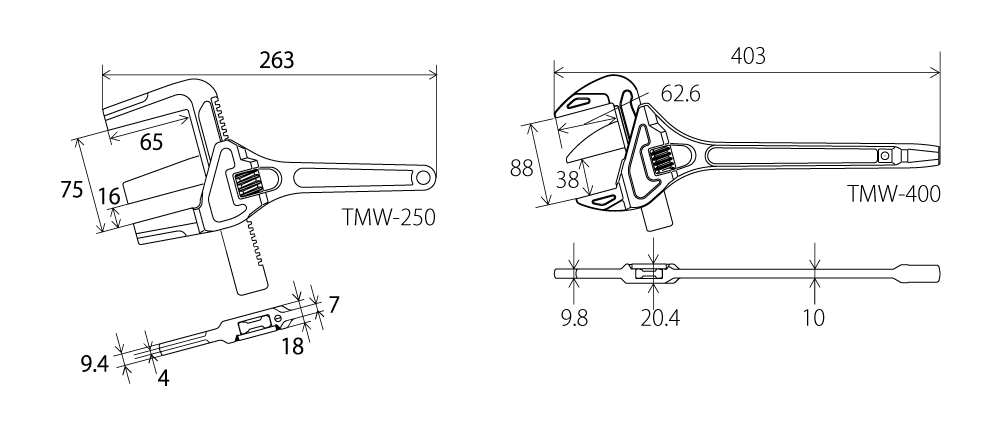 tmw-250.400_drawing | トップ工業株式会社